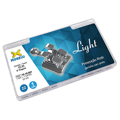 Kit de Bráquetes Ortodôntico Prescrição Roth Light | Morelli